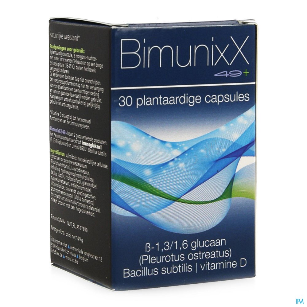 Bimunixx 49+ Caps 30 - Probiotica - Vitaminen & Voedingssupplementen ...