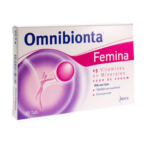 Omnibionta Femina Comp 30 - Multi vitaminen & mineralen - Vitaminen ...