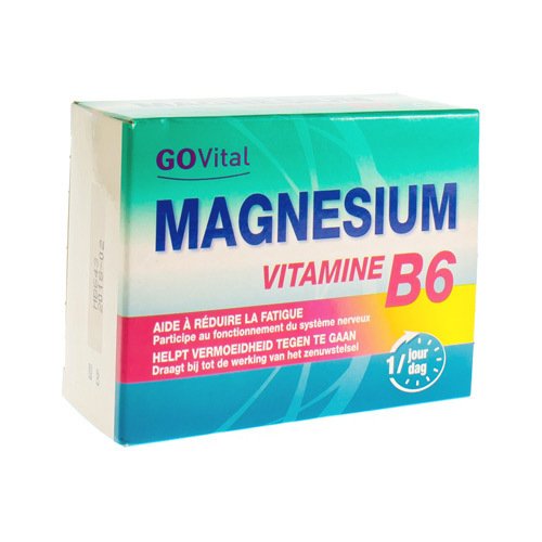 GOVITAL MAGNESIUM VITAMINE B6 BLISTER COMP 3X15 - Apotheek Peeters ...