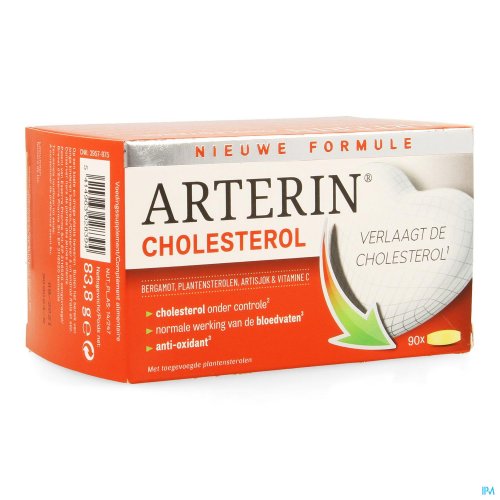 Arterin Cholesterol Comp 90 - Cholesterol - Voedingstherapie & welzijn ...